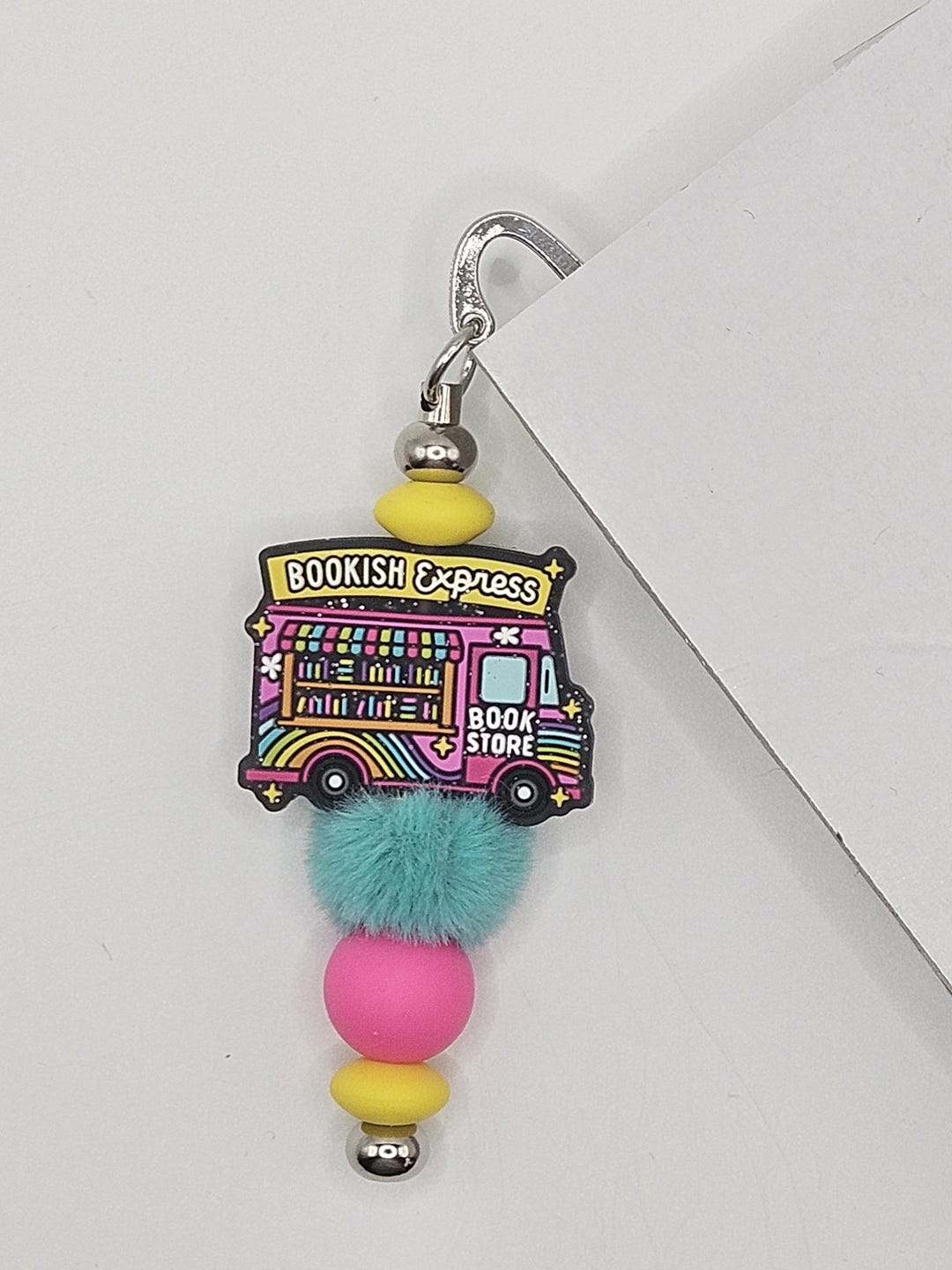 Colorful Book Bus Bookmark - Fun and Vibrant Page Marker - Etsy
