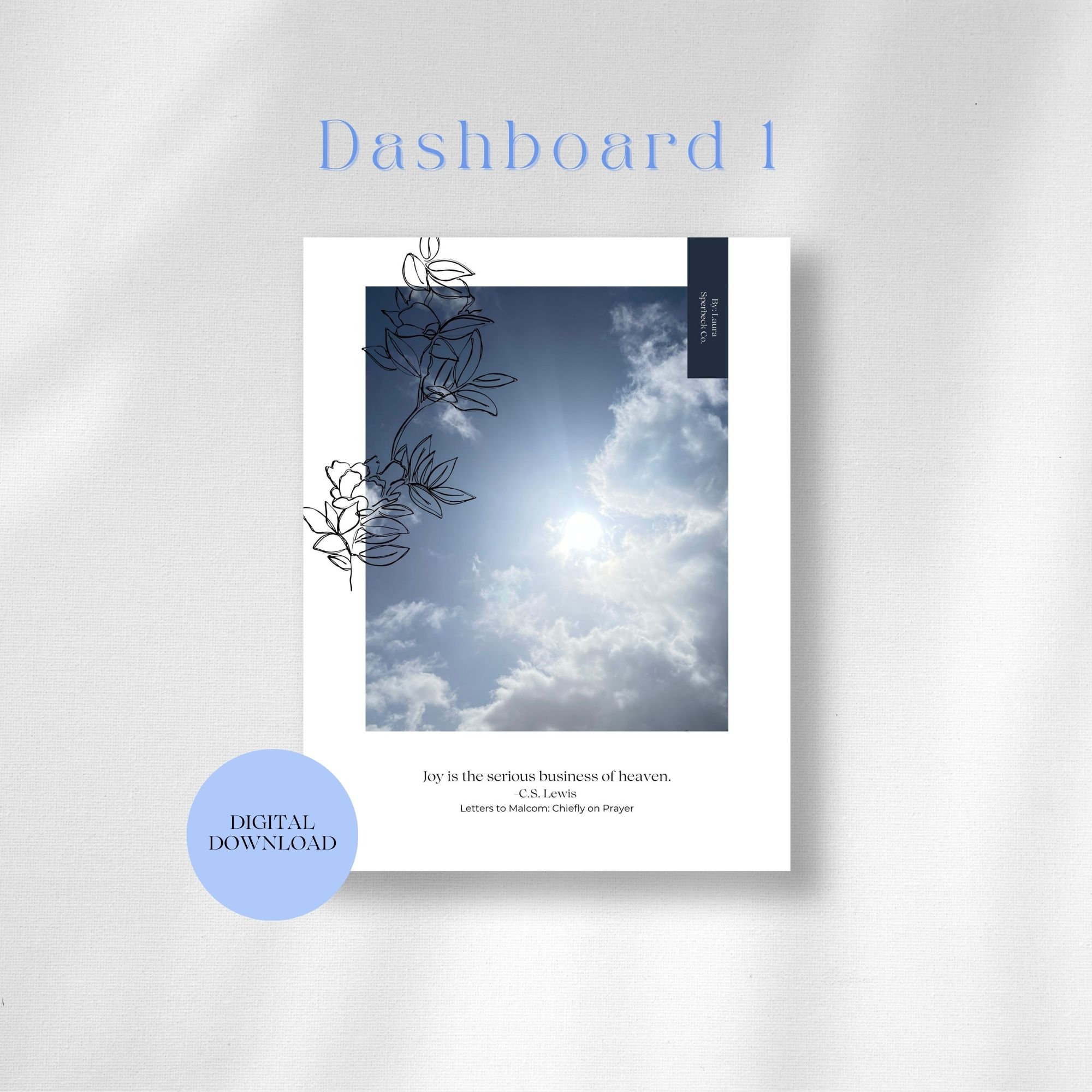 Dashboard Planner Printable, Motivational Quote Planner Dashboard ...