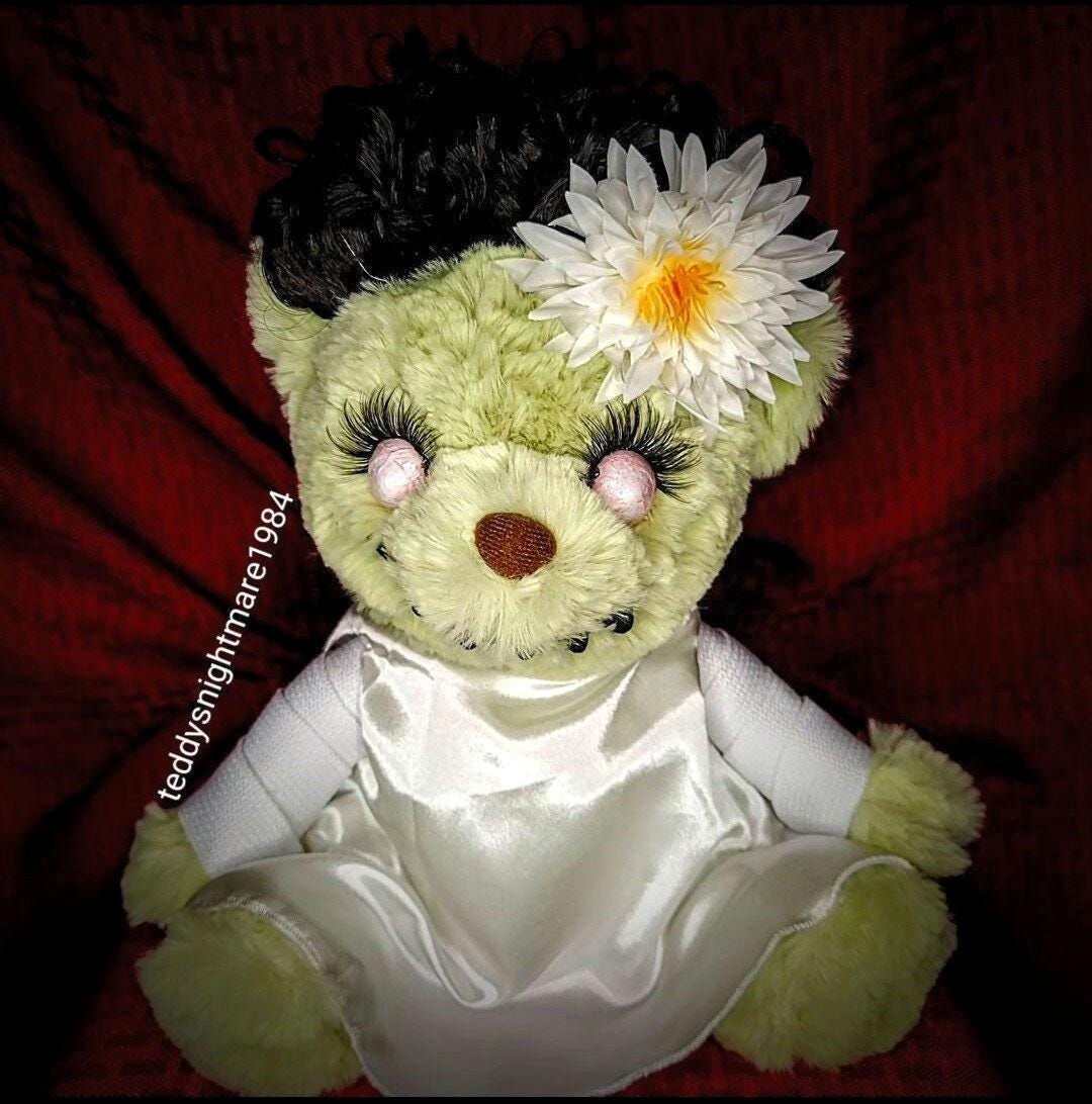 Bride of Frankented, Horror Teddy Bear, Monster Plush Doll, Display ...