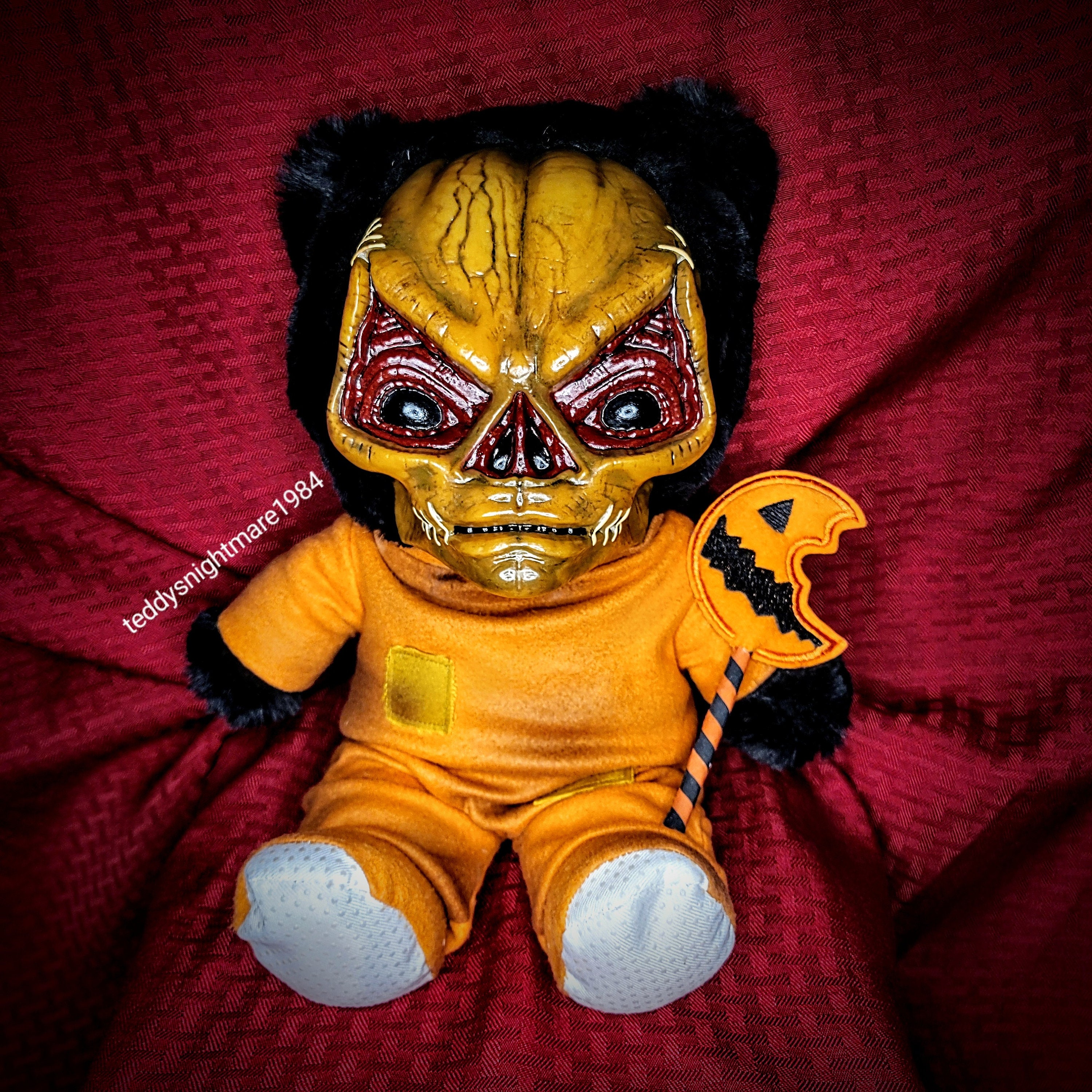 Trick R Treat Sam, Horror Teddy Bear, Scare Bear, Teddy Bear, Horror ...