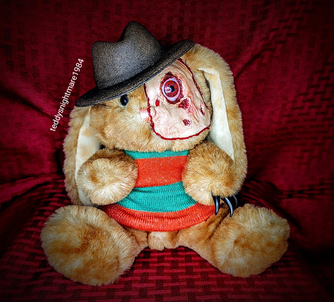 Freddy Bun, Horror Bunny Rabbit, Bunny, Freddy Krueger, Nightmare on ...