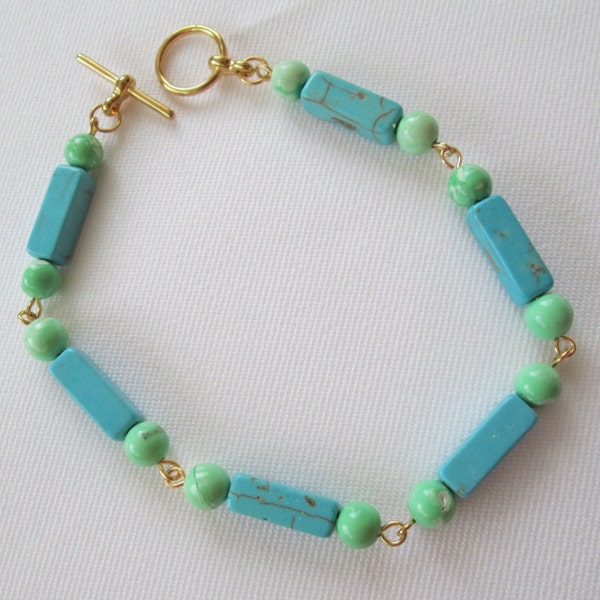 Lime Green Howlite - Etsy