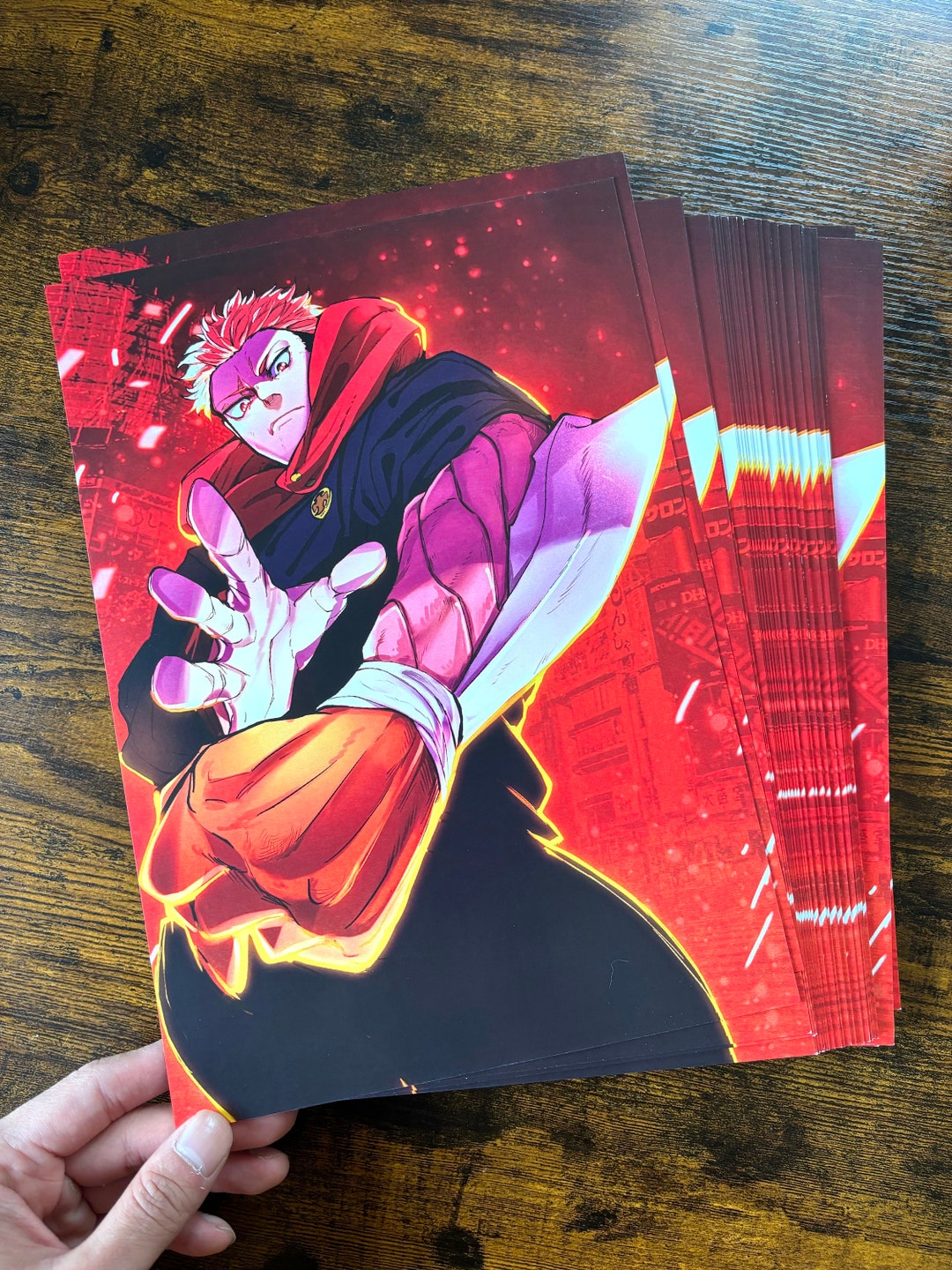 A4 Print Jujutsu Kaisen - Itadori Yuji - Etsy