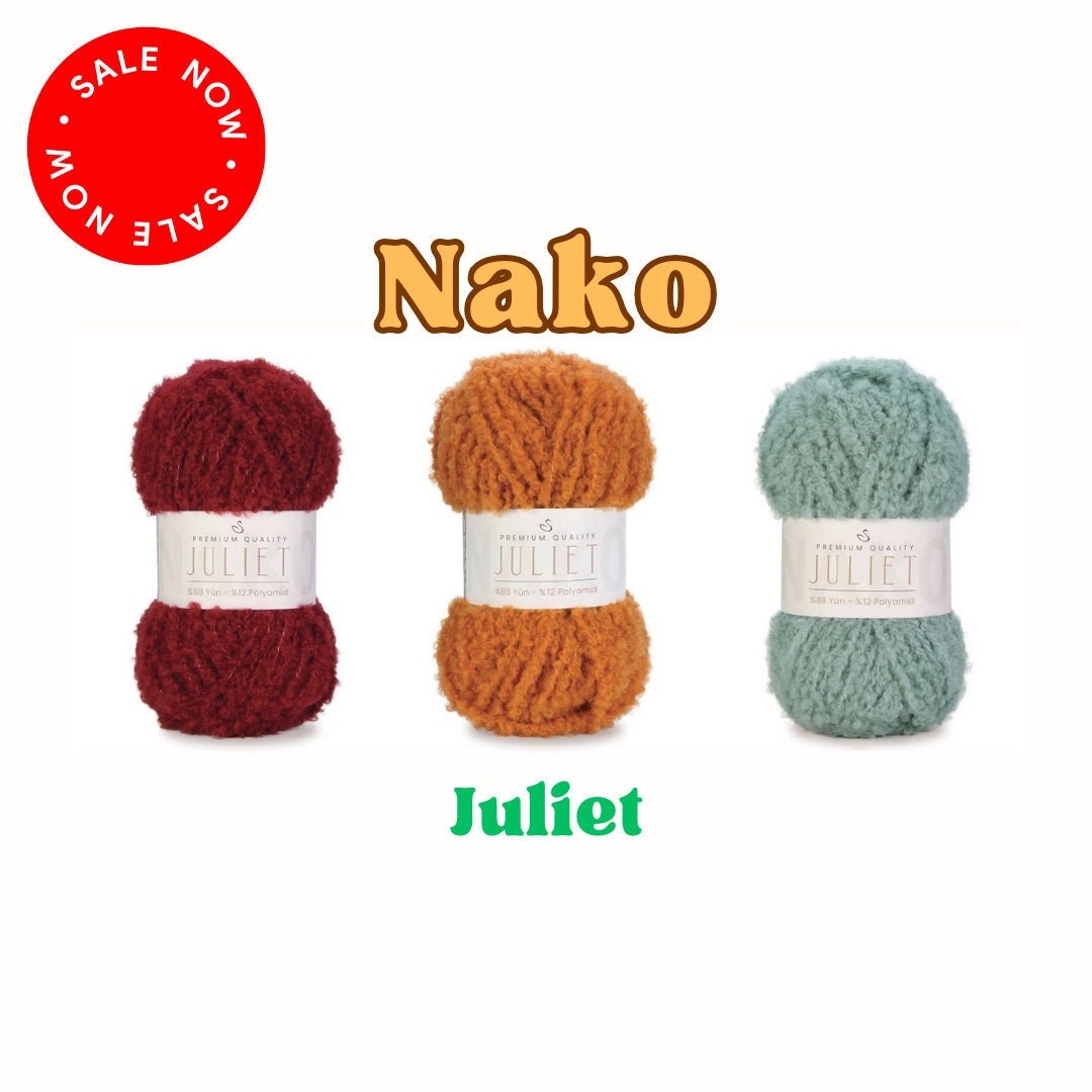 Nako Juliet • Nako Wool Yarn • Nako Soft Pure Yarn • Pure Yarn ...