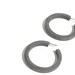 Grey Hoop Earrings Marbled Soft Grey Hoops Gray Matte Classic Lucite ...