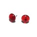 Red Stud Earrings | Ruby Red Studs | Retro Button Earrings | Vintage ...