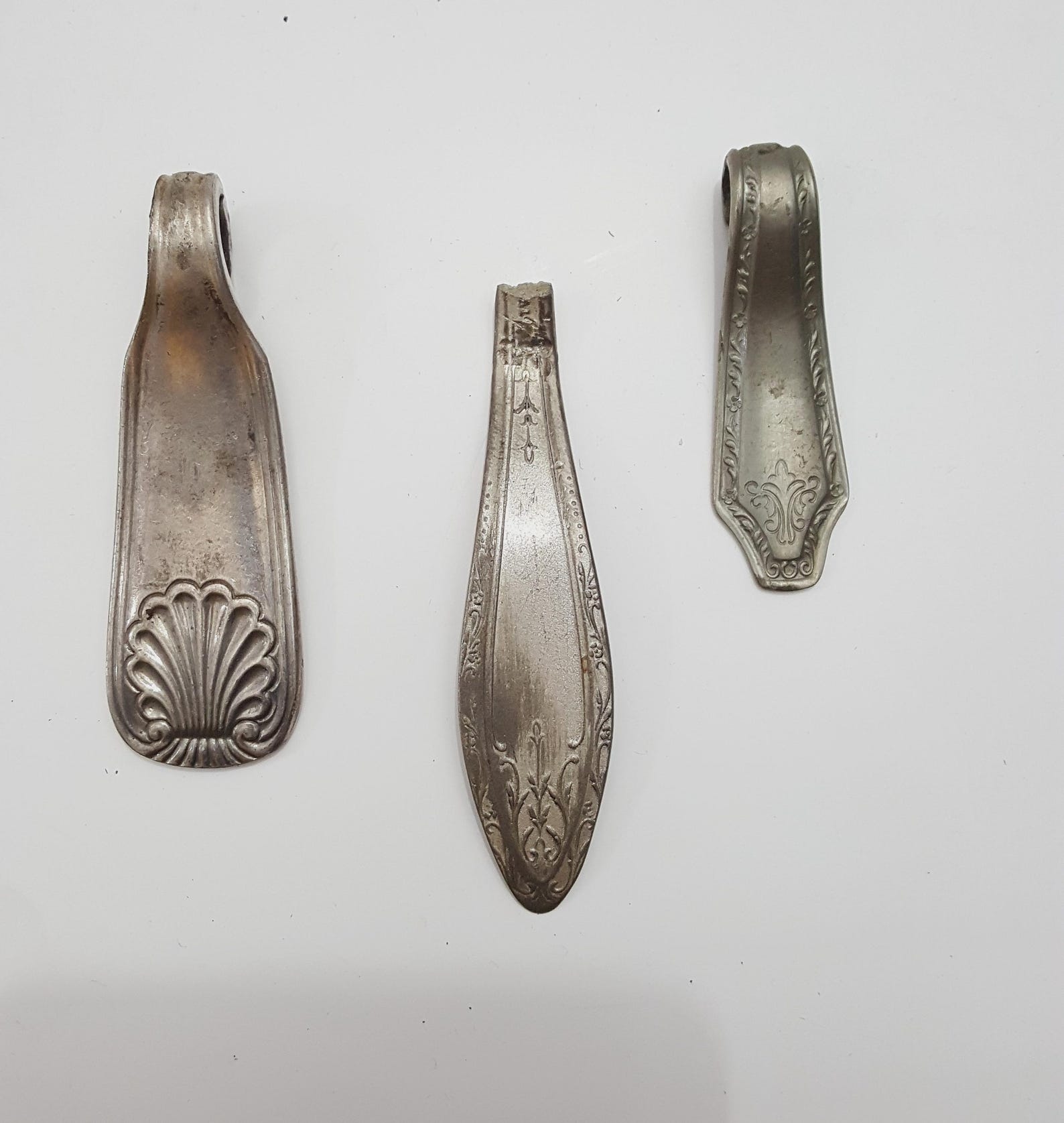Lot of 22 Rare, Bent, Vintage Silverware Handles; It is a Treasure ...