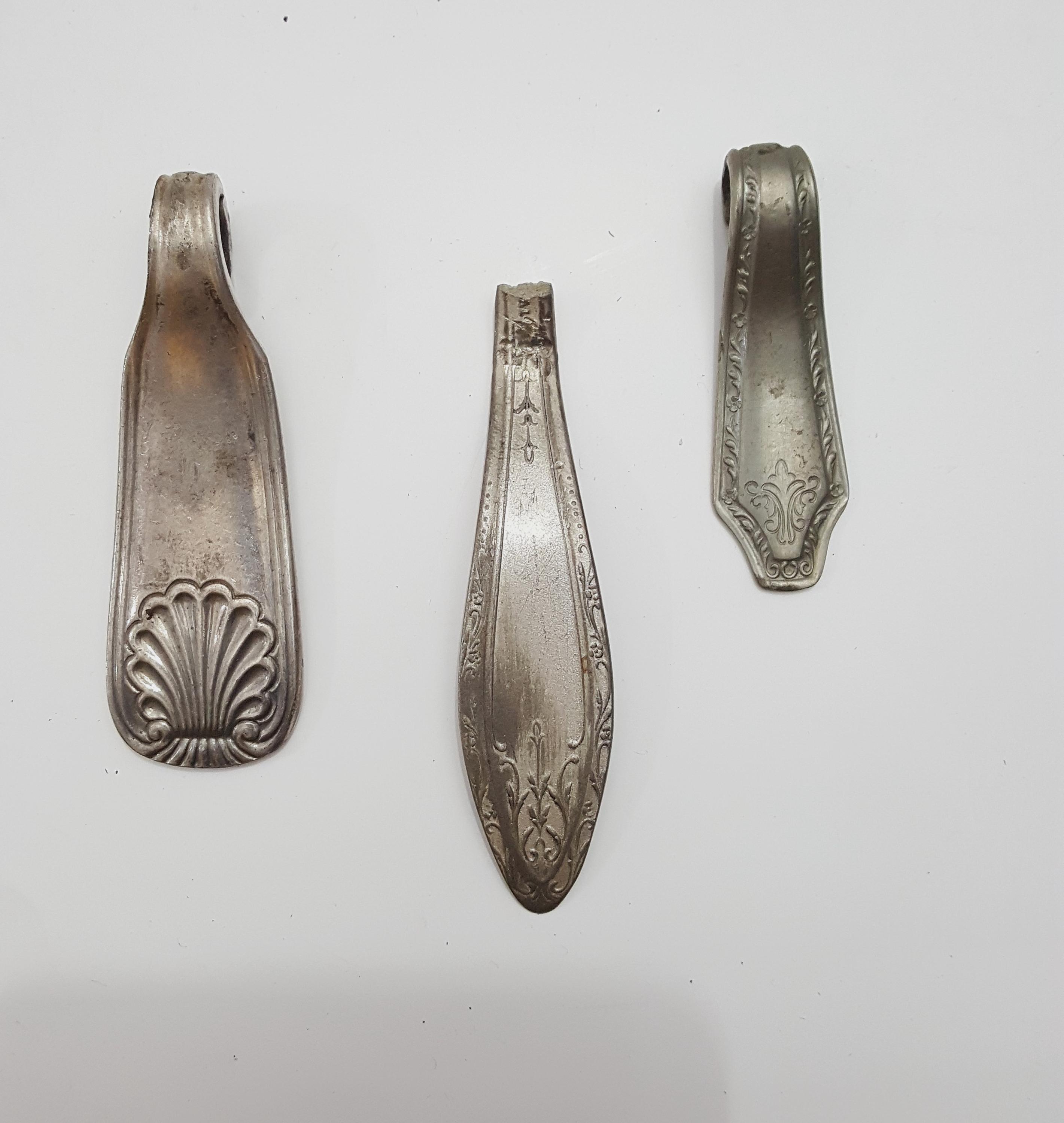 Lot of 22 Rare, Bent, Vintage Silverware Handles; It is a Treasure ...