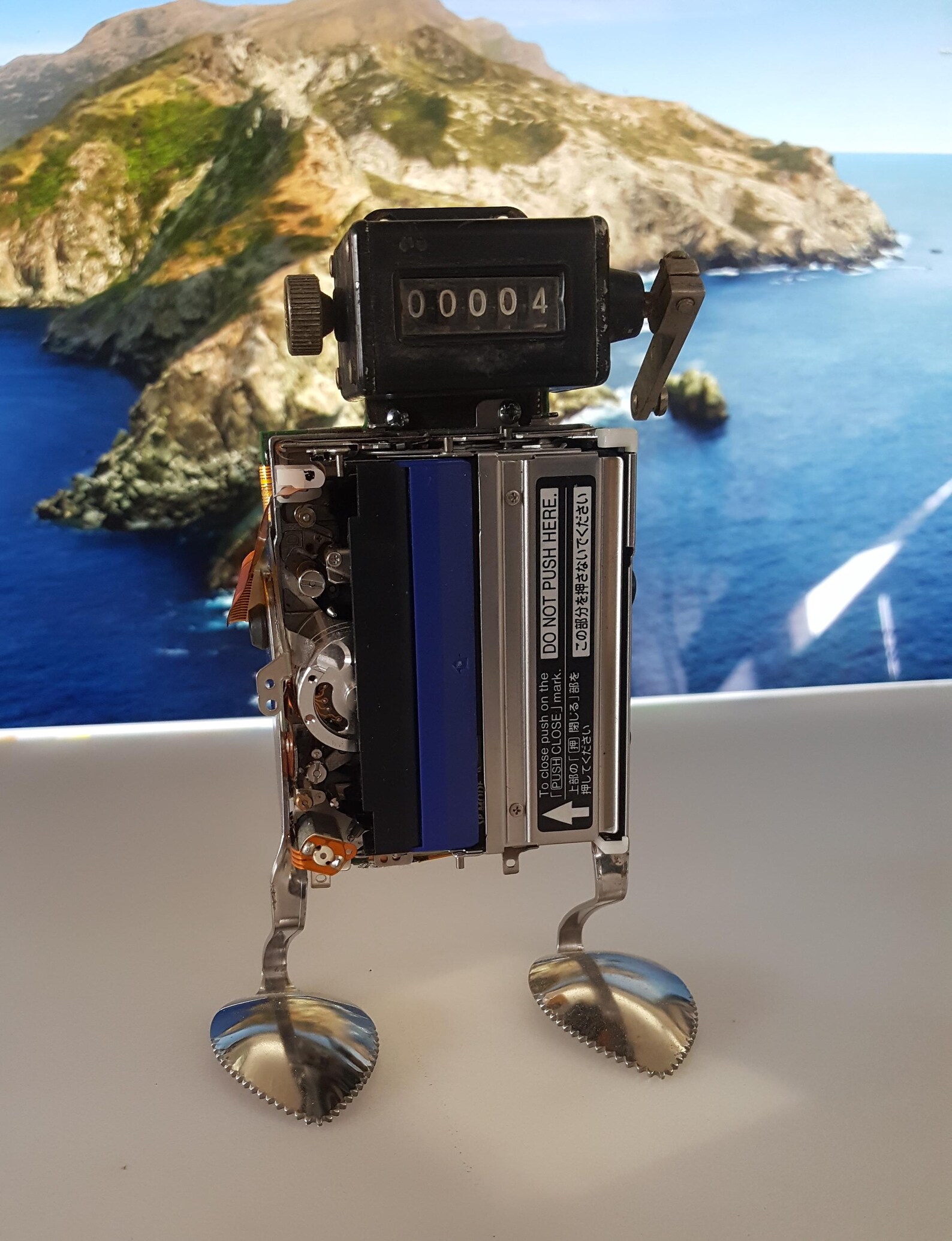 Steampunk Robot Sculpture – Upcycled Art Figure From Vintage ...