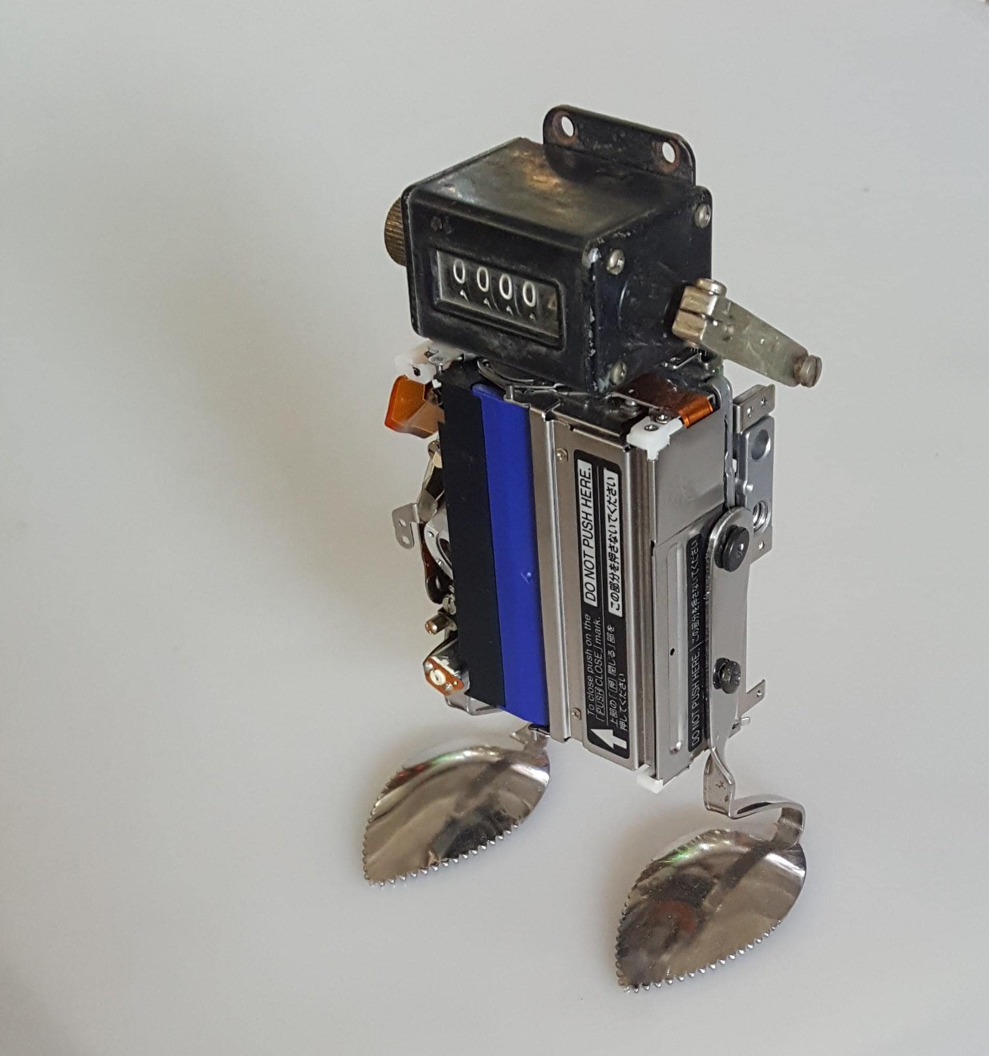 Steampunk Robot Sculpture – Upcycled Art Figure From Vintage ...