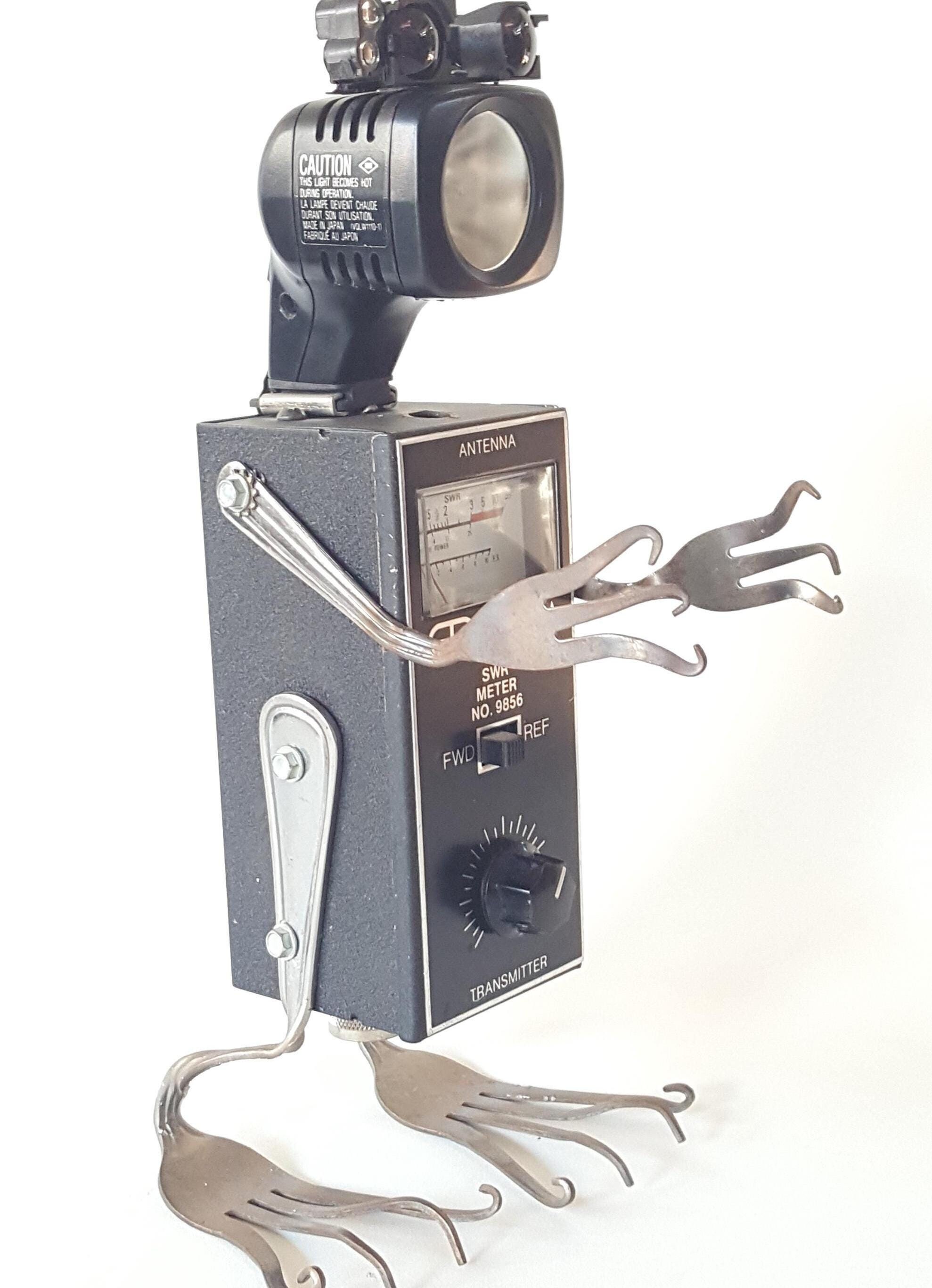 The "antenna Robot" Sculpture Assemblage of Repurposed Vintage Japanese ...