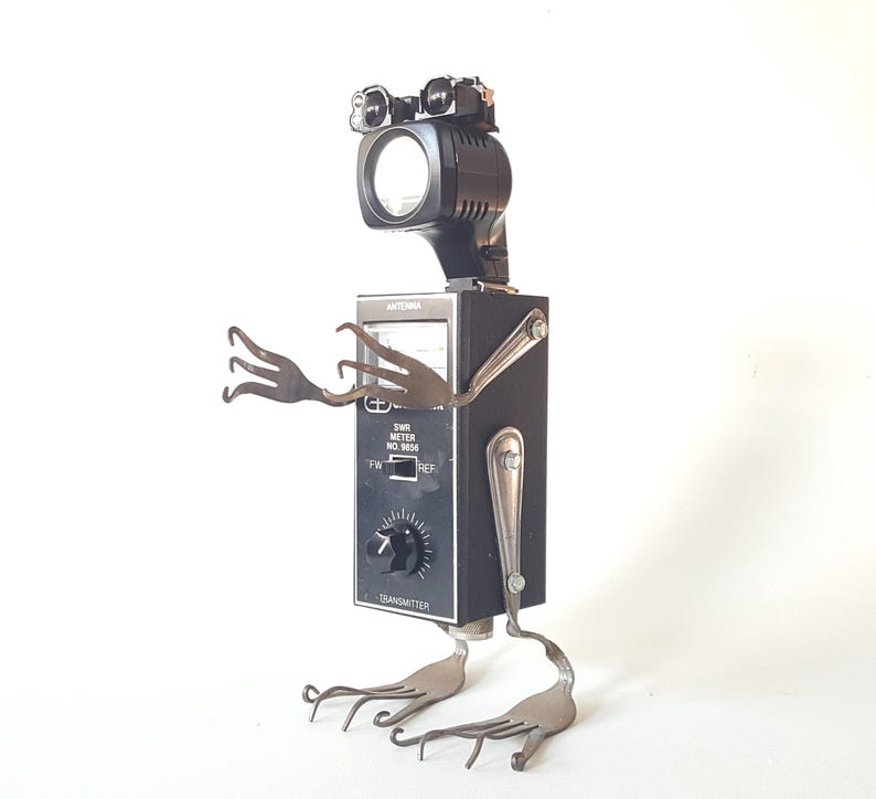 The "antenna Robot" Sculpture Assemblage of Repurposed Vintage Japanese ...