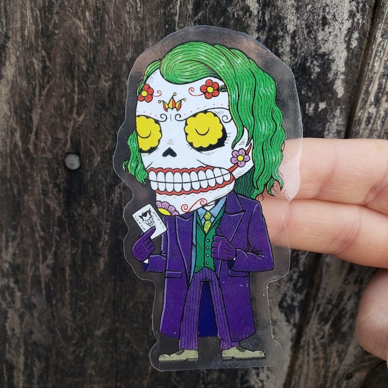 Joker Dark Knight Sticker - Etsy
