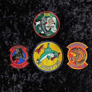 Set of Four Vintage US Military Patches - Etsy