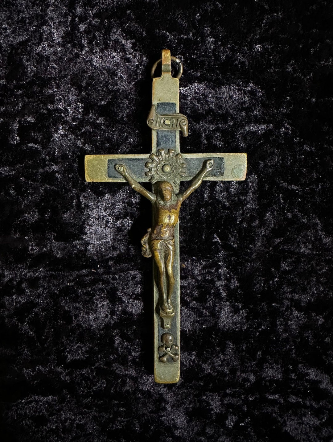 Antique Metal Crucifix 3 1/8” - Etsy