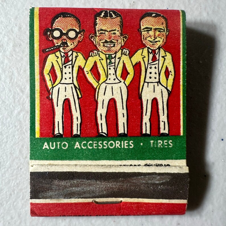 Vintage 1950s Pep Boys 'un-used' Matchbook: Manny, Moe & Jack - Etsy