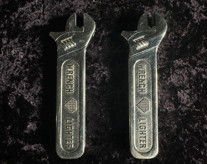 Crescent Wrench Flame Butane Gas Refillable Lighter Set - Etsy