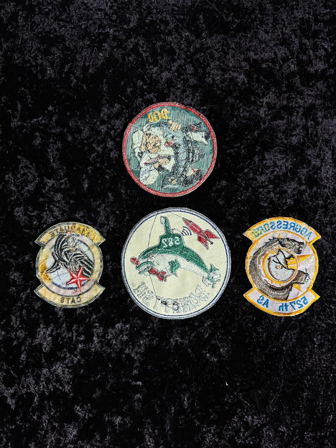 Set of Four Vintage US Military Patches - Etsy