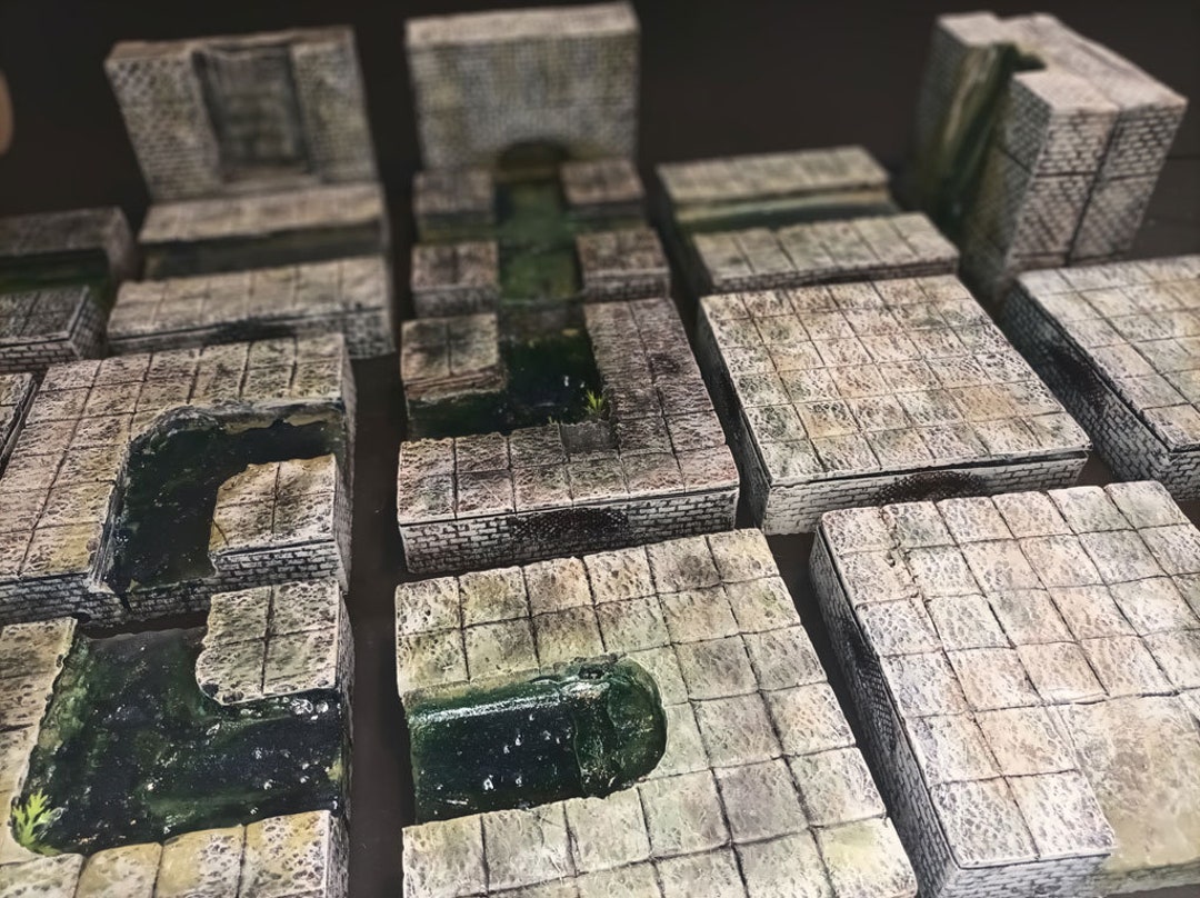 Modular Sewer Set. Tabletop Role-playing Game Terrain - Etsy
