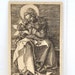 Antique Albrecht Dürer the Virgin Nursing the Child Engraving by Armand ...
