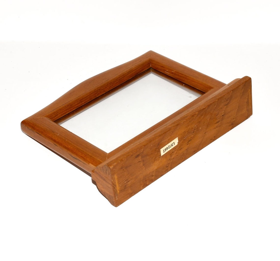 Vintage Solid Teak Picture Photo Frame 5 X 3 1/2 Desktop Two Sided - Etsy