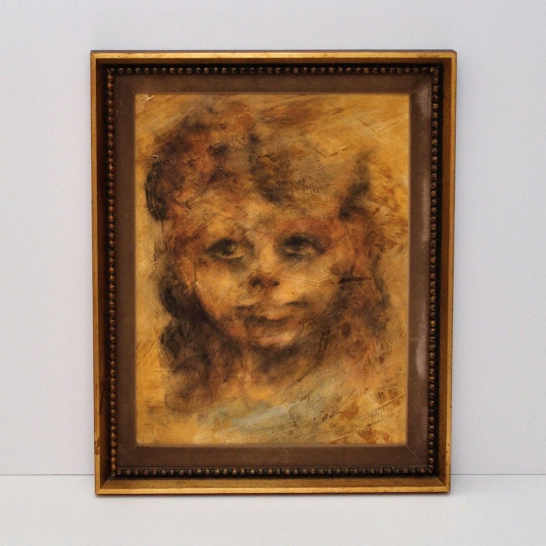 Vintage Leonor Fini Style Surrealist Style Portrait in Muted Colors ...