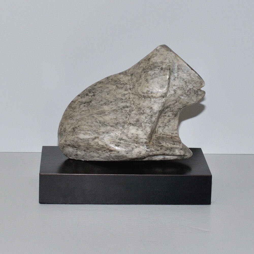 Vintage Abstract Modernist Carved Stone Sculpture, Circa 1988 - Etsy