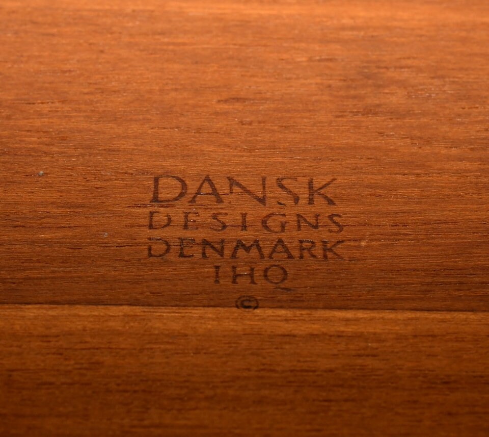 Danish Modern Jens Quistgaard Staved Teak Round Serving Board Dansk ...