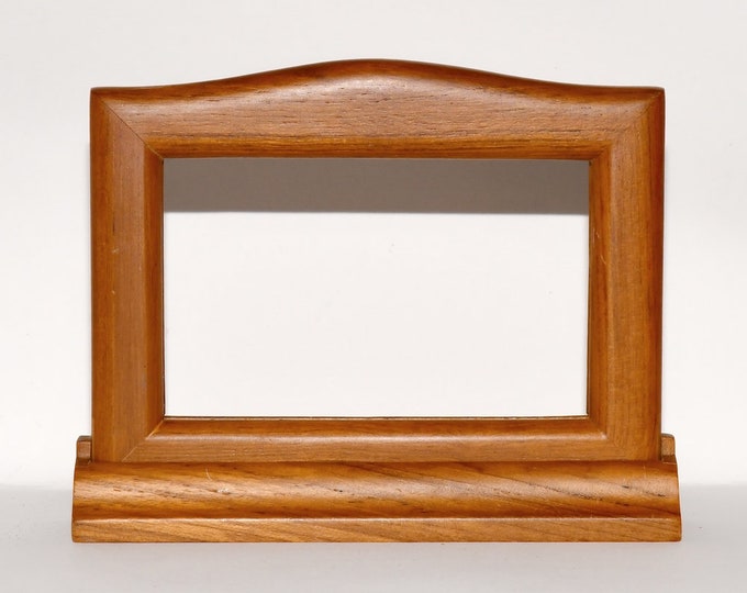 Vintage Solid Teak Picture Photo Frame 5 X 3 1/2 Desktop Two Sided - Etsy