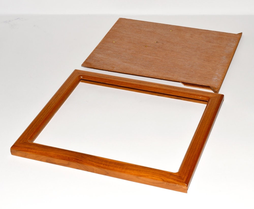 Vintage Solid Teak Picture Photo Frame 10 X 8 Desktop or Wall - Etsy