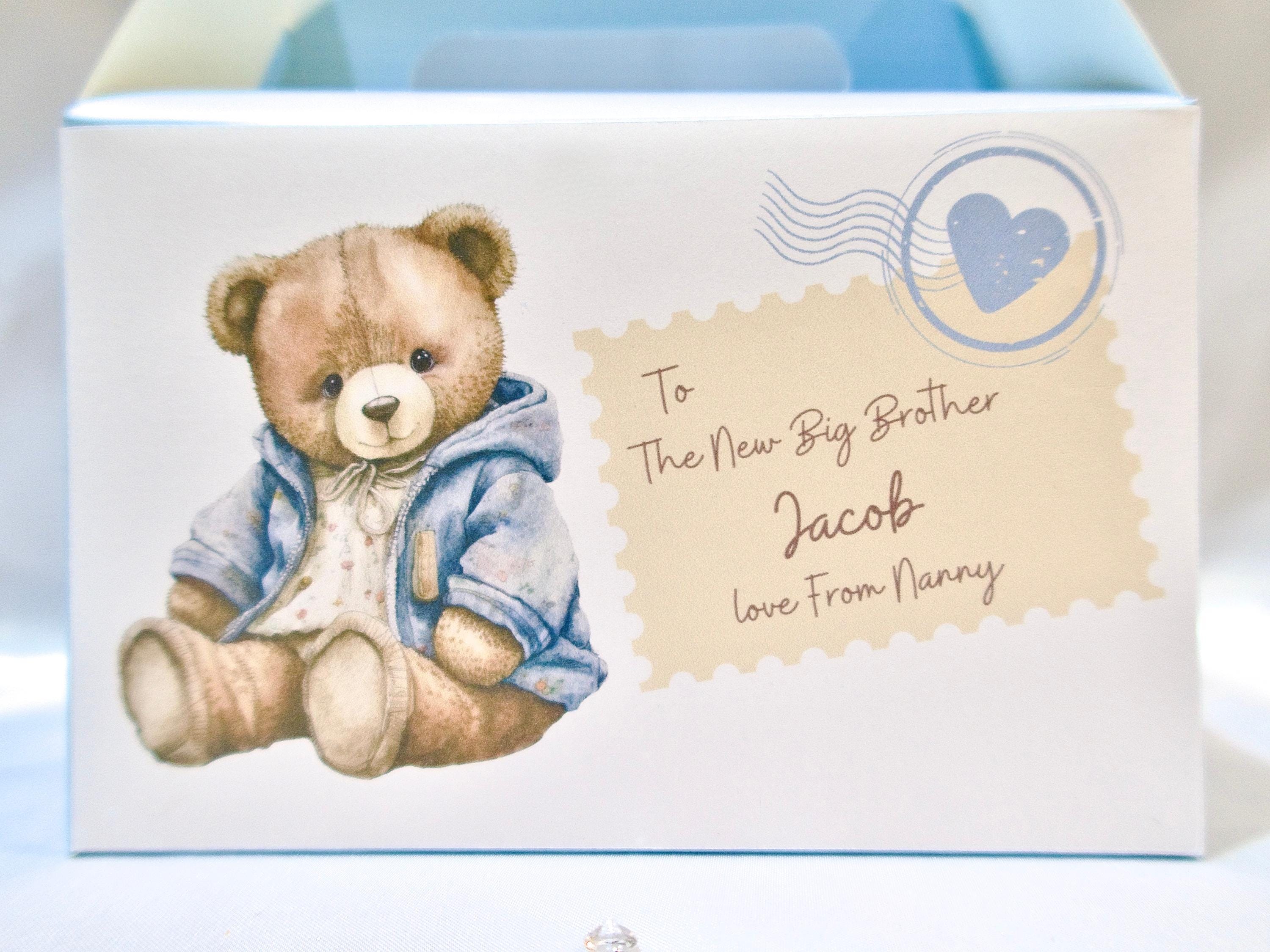 Personalised New Big Brother Gift Box, New Big Brother Favour Bag ...