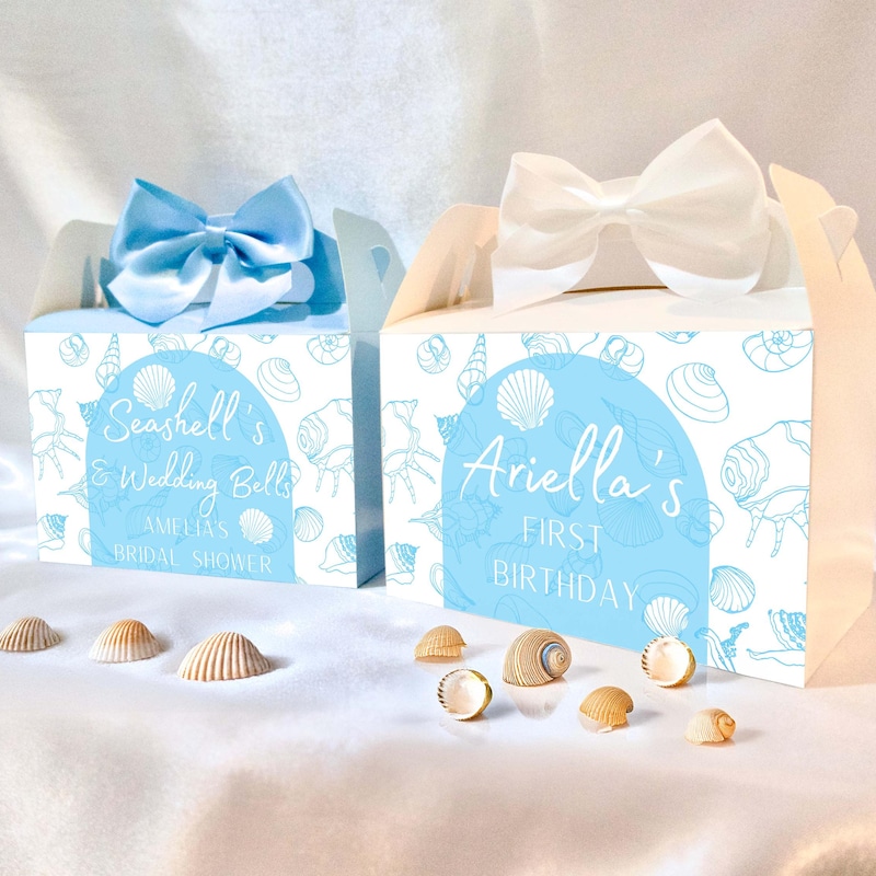 Seashell Party Boxes - Etsy UK