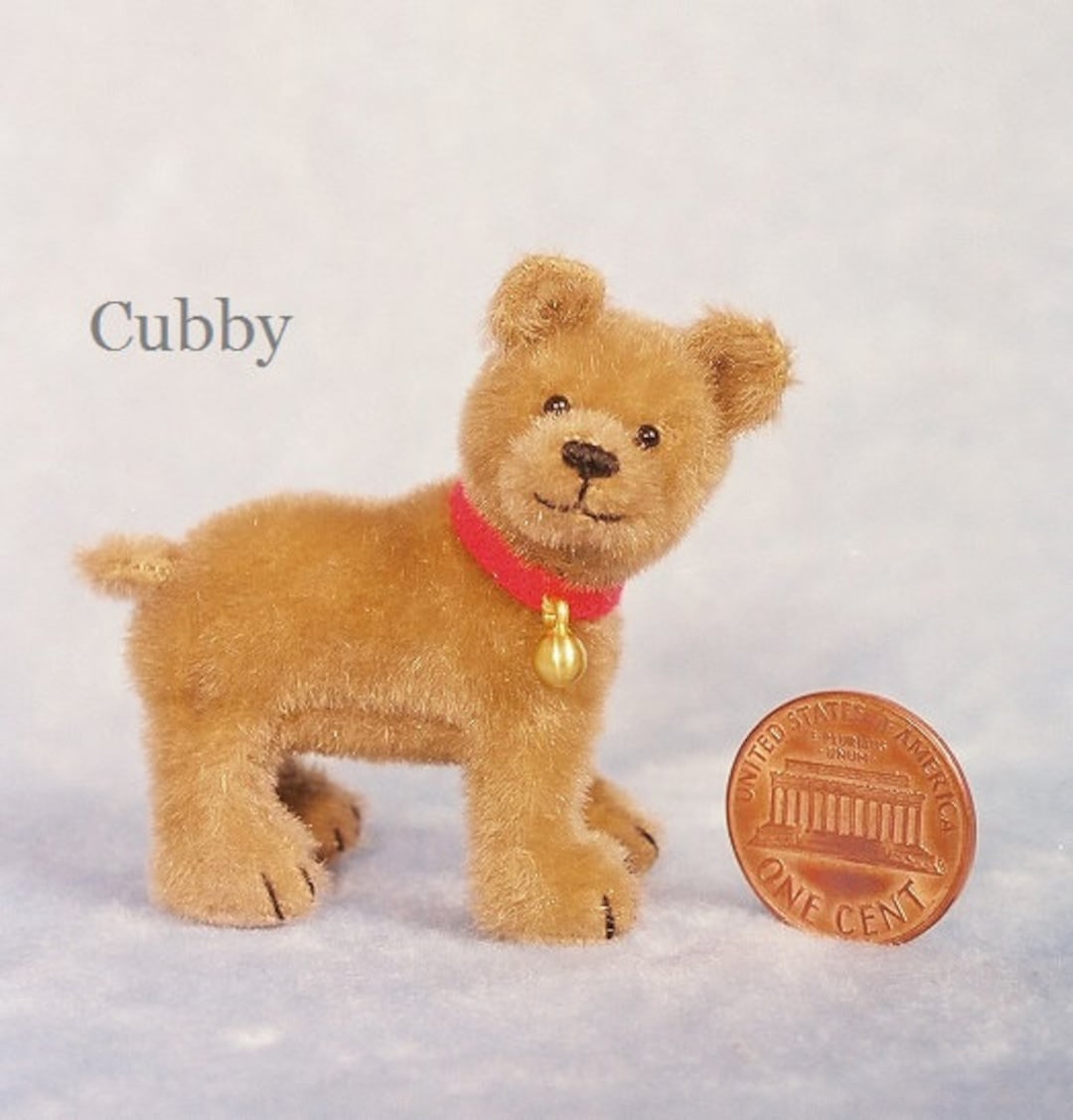 Little Cub - Miniature Teddy Bear Kit - Pattern - DIY - by Emily Farmer ...