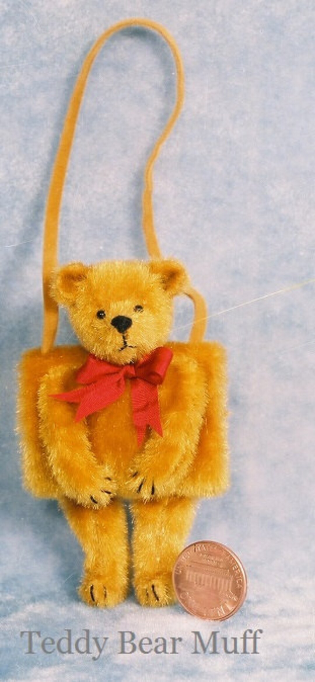 Teddy Bear Muff Miniature Teddy Bear Kit - Pattern - DIY - by Emily ...