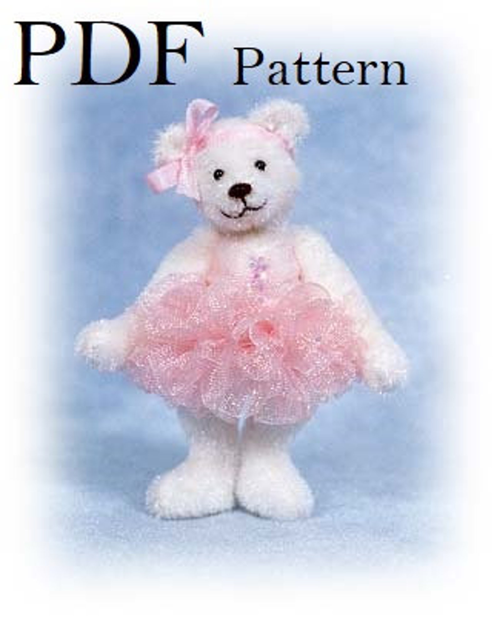 PDF Pattern & Instructions for Miniature Teddy Bear DIY - Etsy