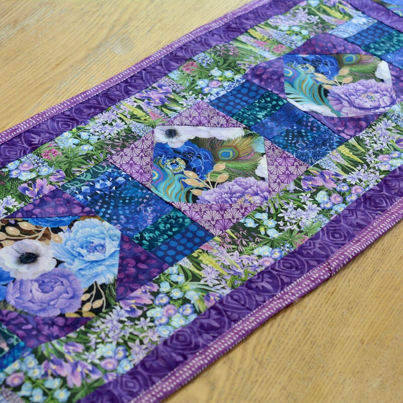 Patchwork Table Runner - Etsy