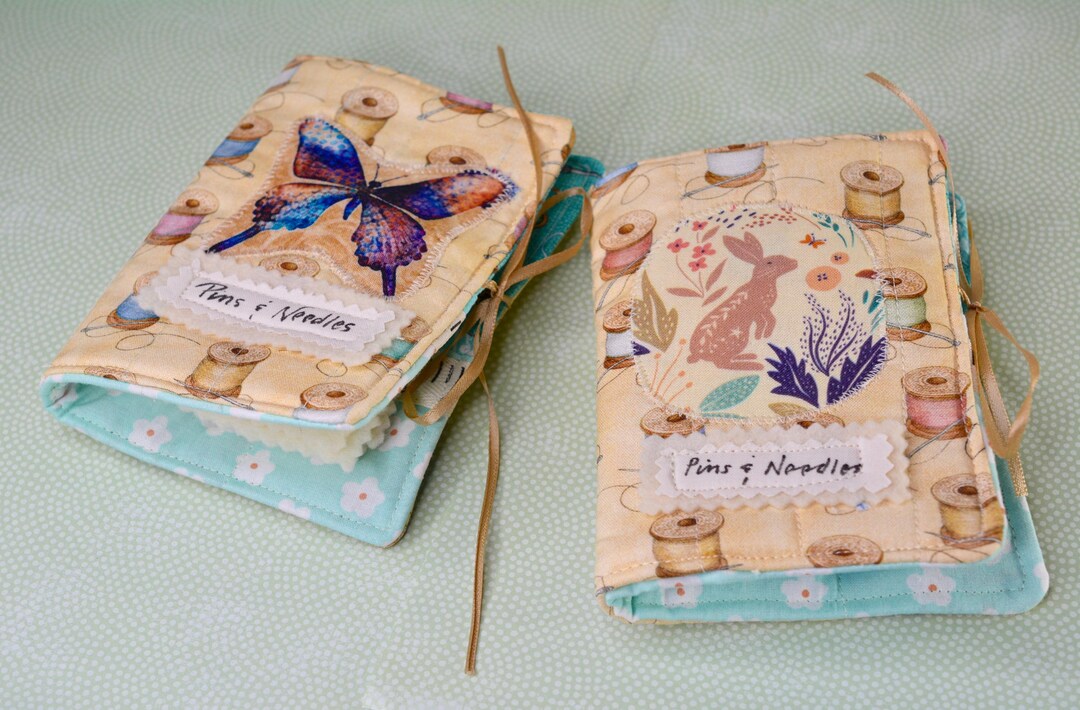 Needle Case, Slow Stitch Needlebook, Quilted and Appliqued Padded ...