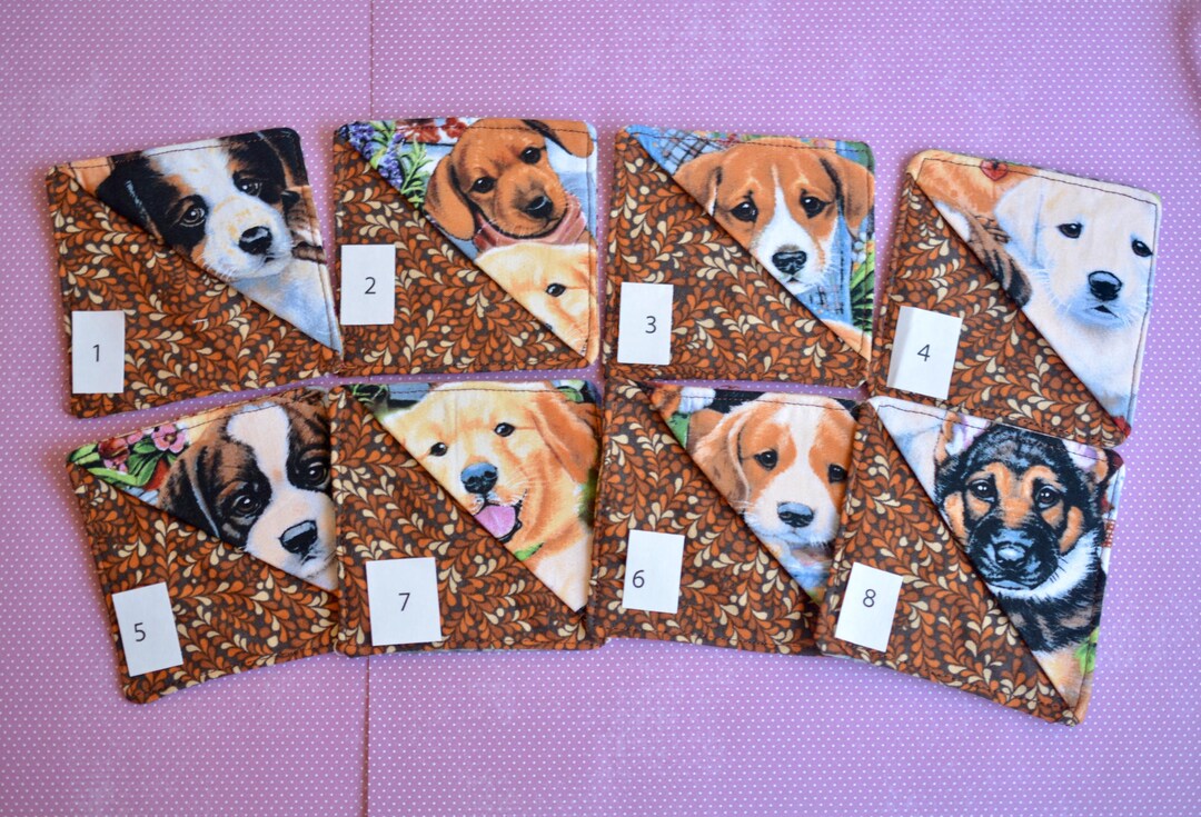 DOGS Corner Bookmarks, 8 Different Breeds Choice, Reader Book Lover ...