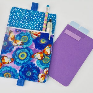 Pen Holder BOOKMARK With Notepad and Tabs, Journal Pen and Tabs Sleeve ...