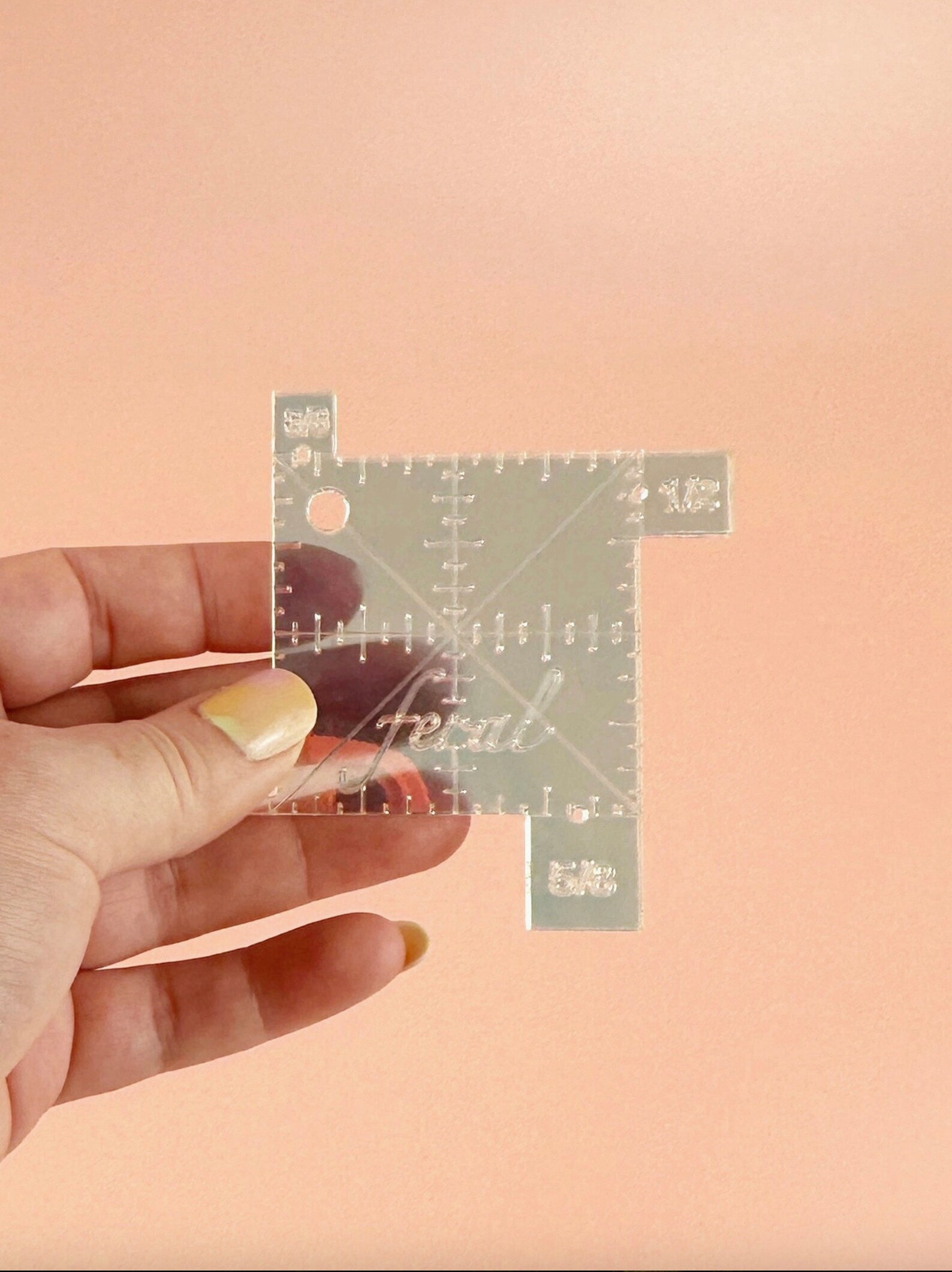 Seam Gauge | Iridescent | Quilting Ruler | Sewing Notions - Etsy