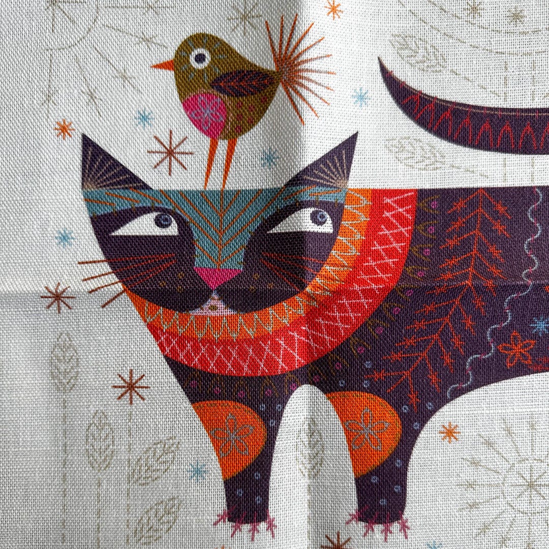 Nancy Nicholson Design Cat Embroidery Kit - Etsy