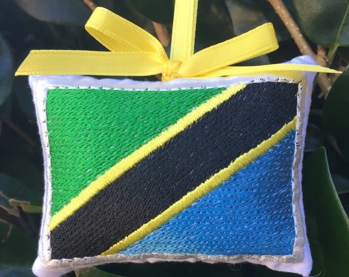 Tanzania Tanzanian Flag Christmas Ornament Gift Topper Stocking Stuffer ...