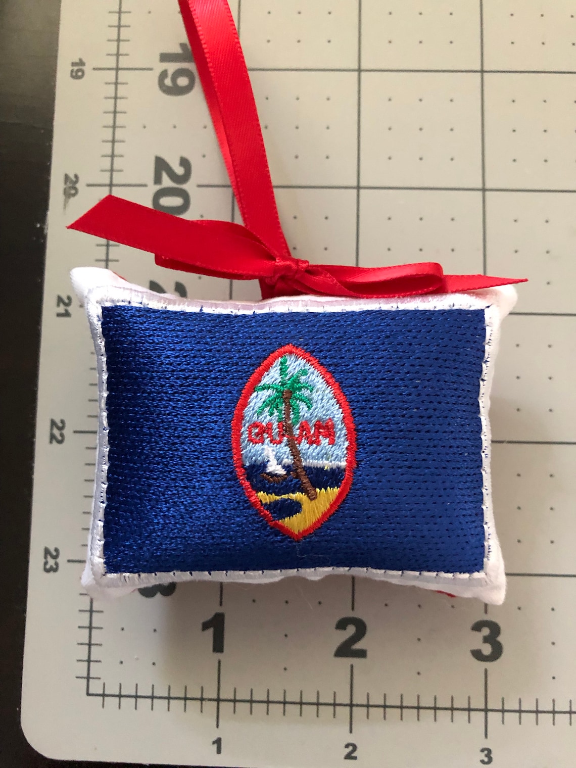 Guam Guamanian Flag Christmas Ornament Gift Topper Door - Etsy