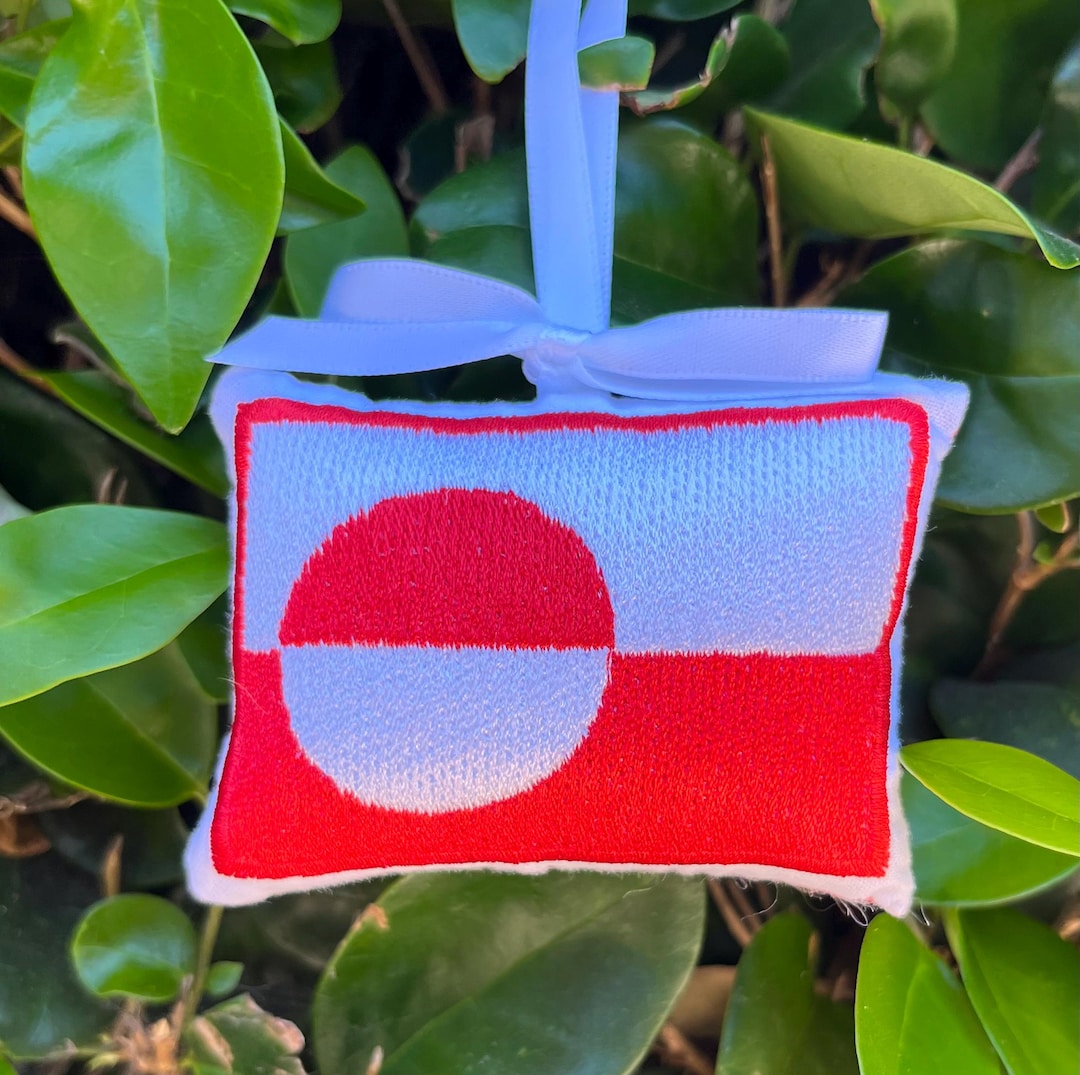 Greenland Greenlandic Flag Christmas Ornament Gift Travel Souvenir ...