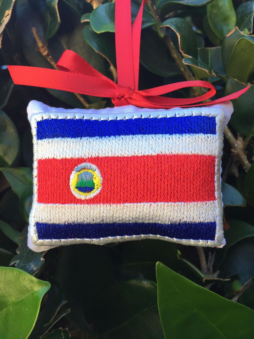 Costa Rica Costa Rican Flag Christmas Ornament Gift Topper Stocking ...
