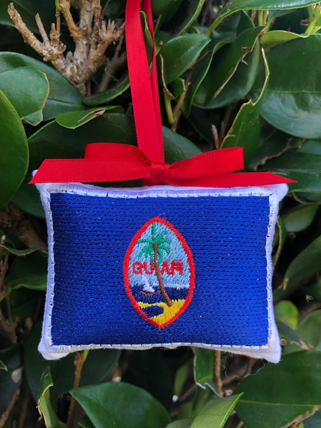 Guam Guamanian Flag Christmas Ornament Gift Topper Stocking Stuffer ...
