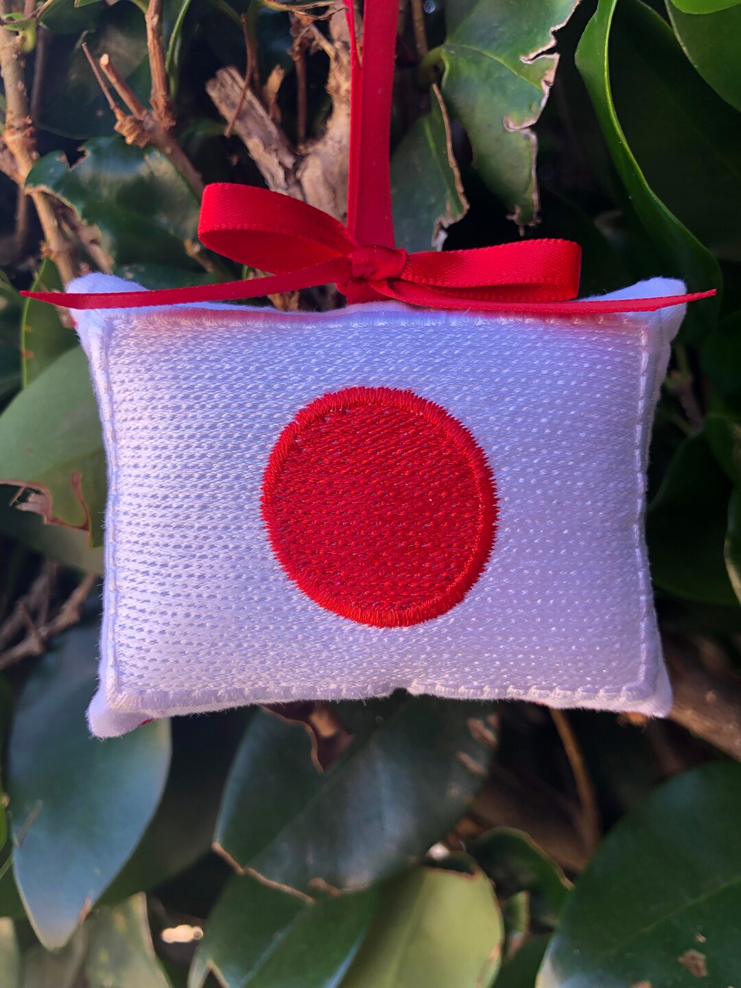 Japan Japanese Flag Christmas Ornament Gift Topper Stocking Stuffer ...