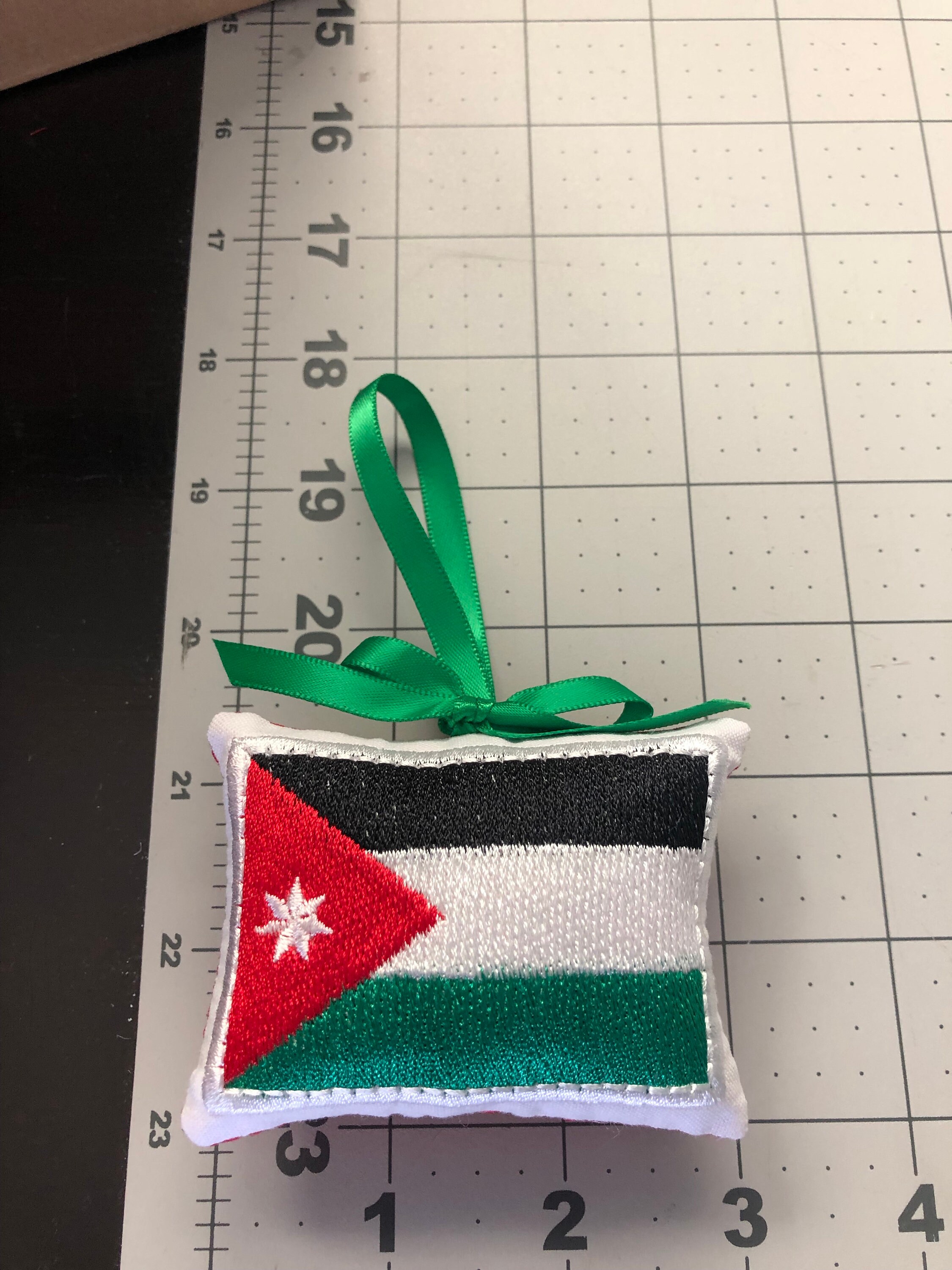Jordan Jordanian Flag Christmas Ornament Gift Topper | Etsy