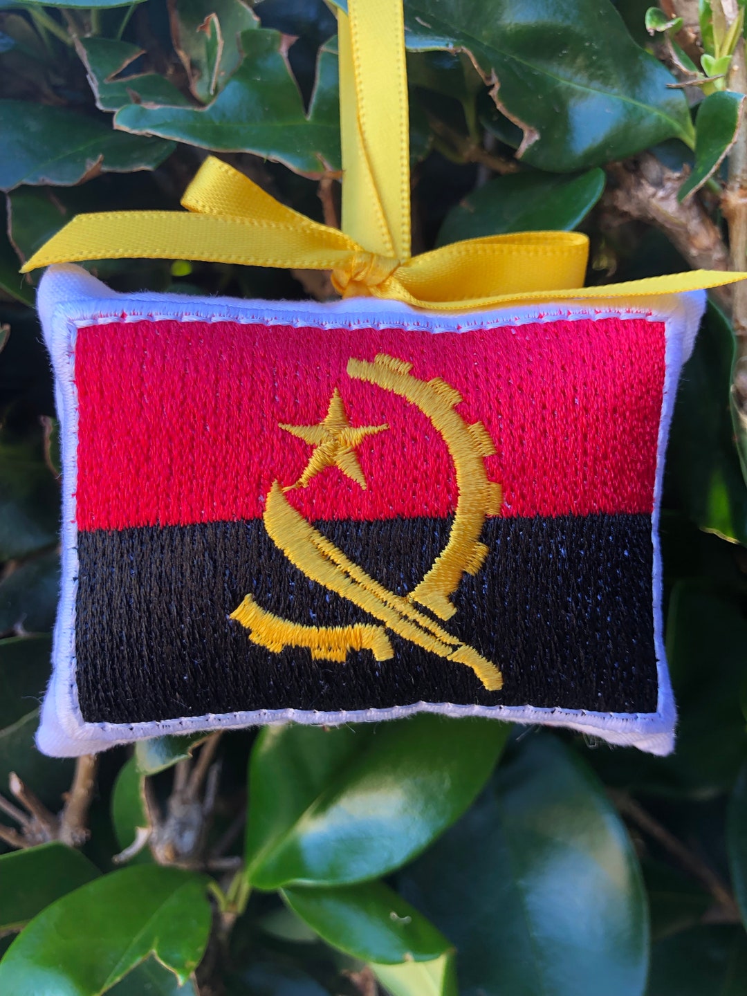 Angola Angolan Flag Christmas Ornament Gift Topper Stocking Stuffer ...