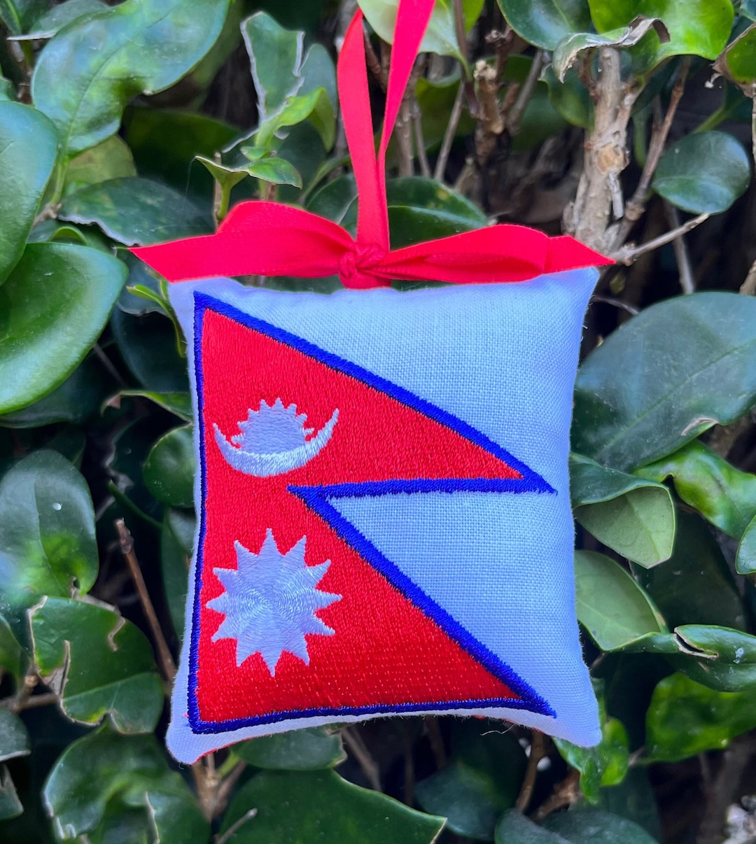 Nepal Nepalese Flag Christmas Ornament Gift Travel Souvenir Stocking ...